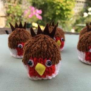 A Cute Hand Knitted Robin to Cover a Ferrero Rocher Chocolate. - Etsy UK