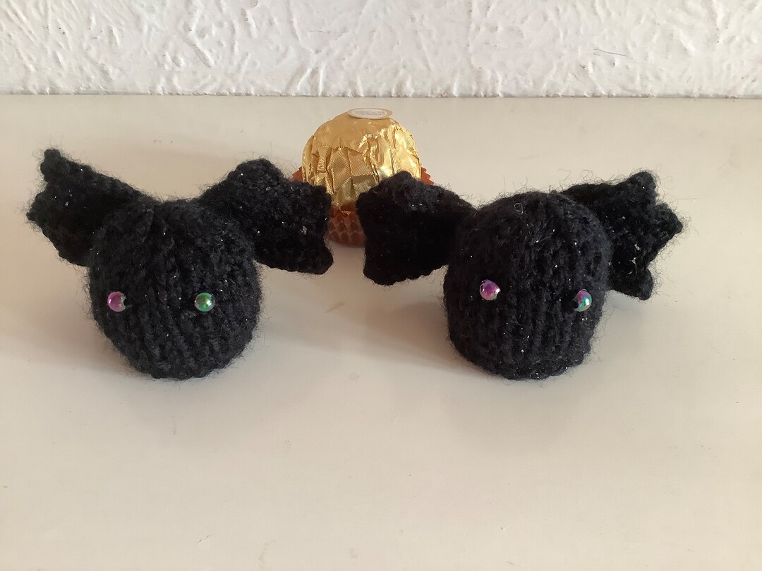 Hand Knitted Bat Ferrero Rocher Cover, Witchcore Halloween Decor - Etsy