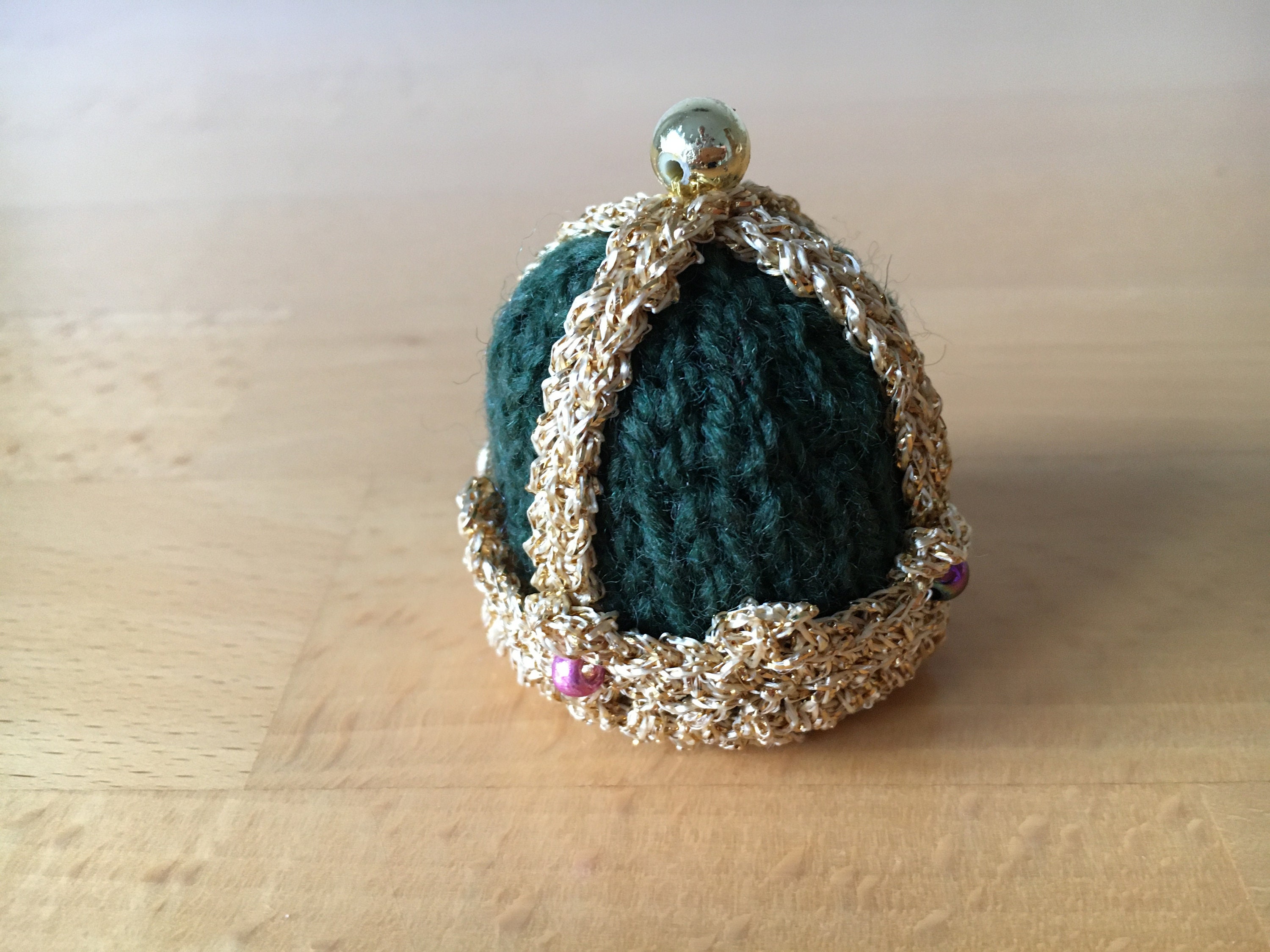 A Pdf Pattern for a Knitted and Crocheted Crown to Cover a - Etsy