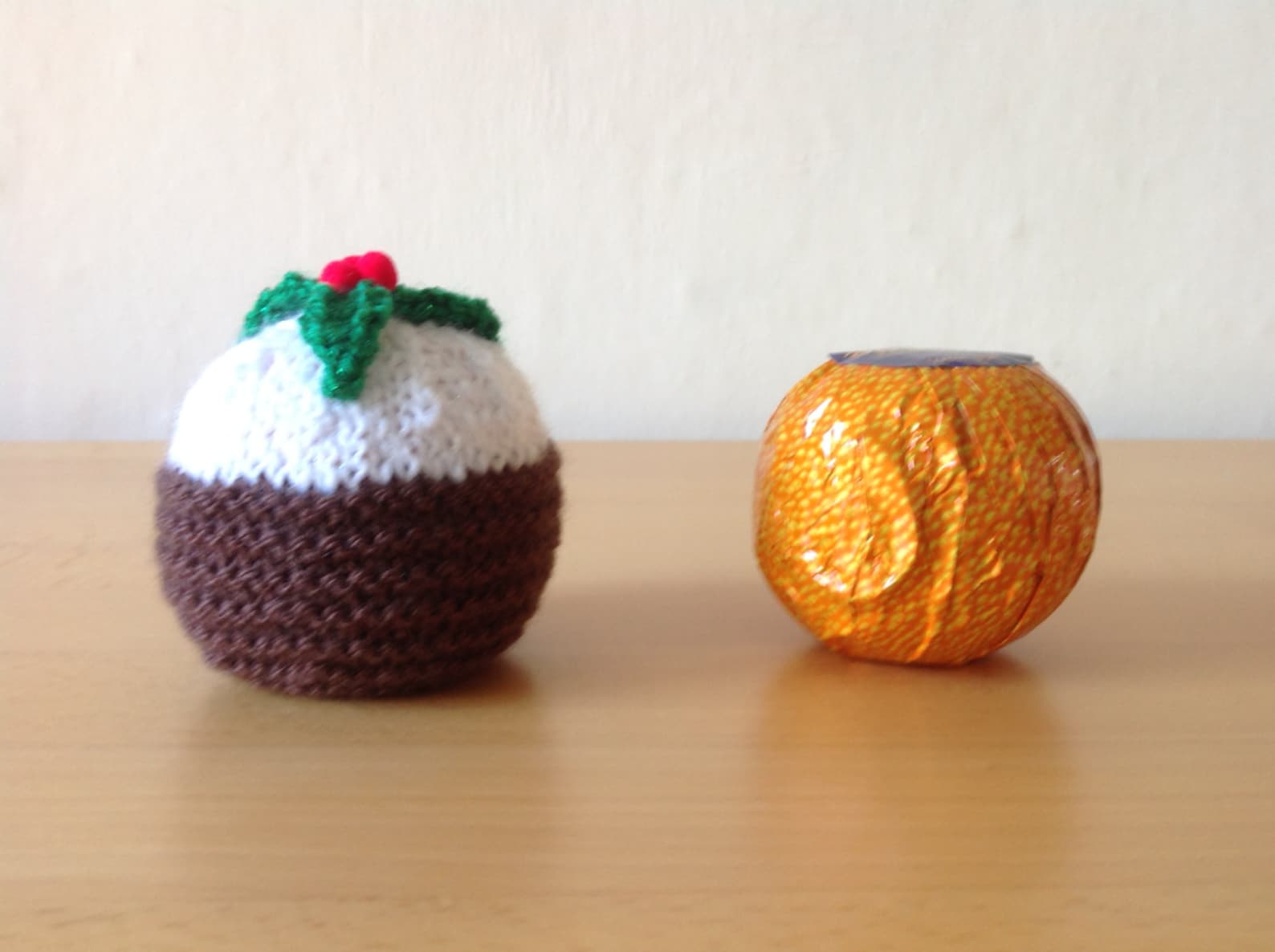 Hand Knitted Christmas Pudding Decorative Cover for a - Etsy