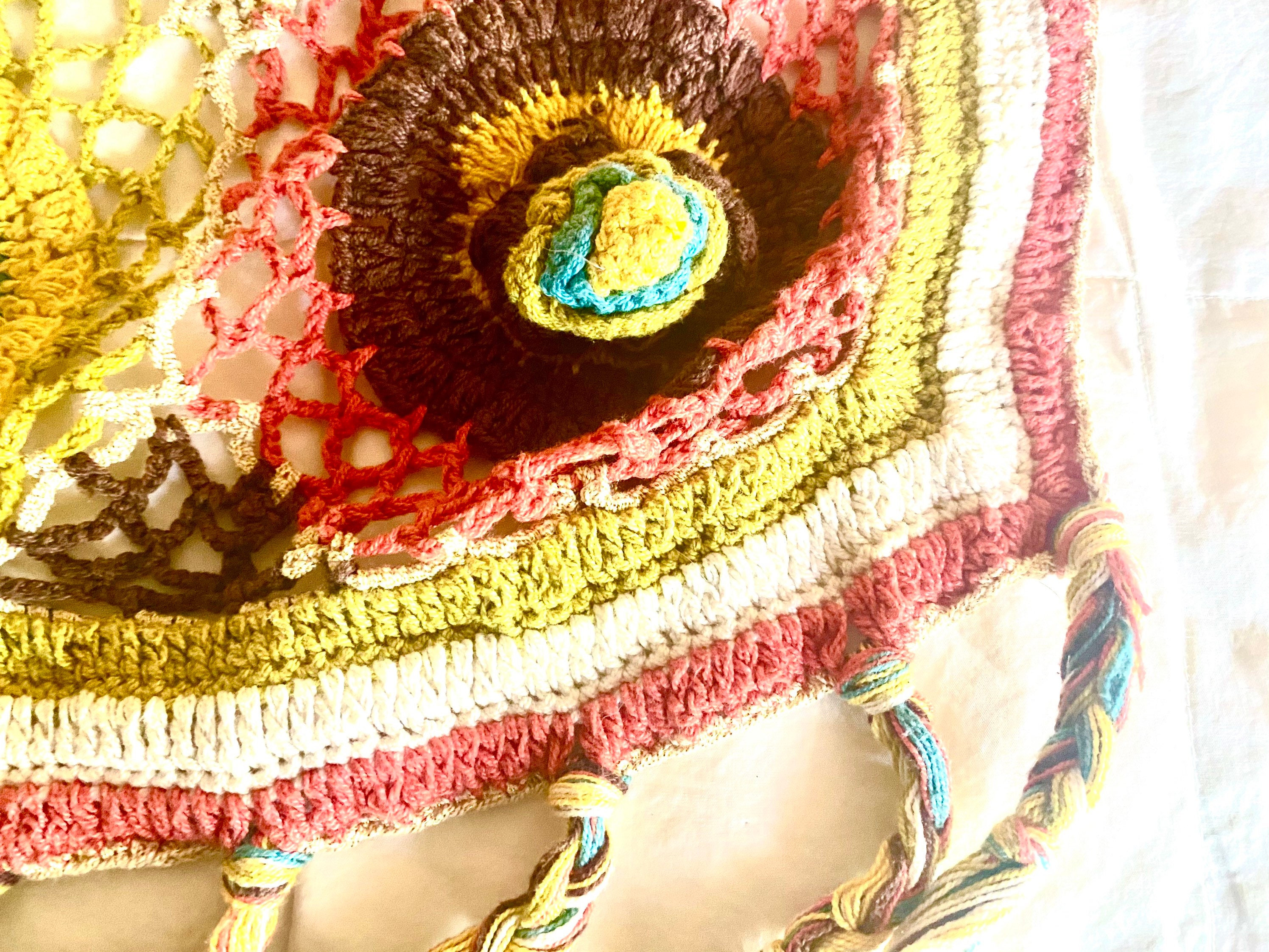 Amazing Fringed Vintage Afghan - Etsy