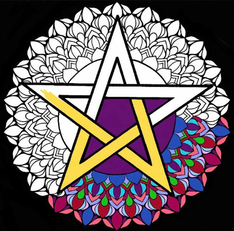 Mandala Magick: Coloring Pages for Magickal People (digital PDF ...