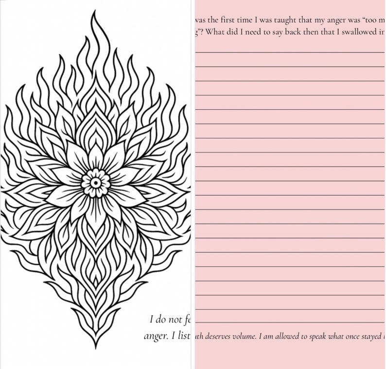 The Sacred Rage Kit – Printable Ritual Journal for Anger Healing ...
