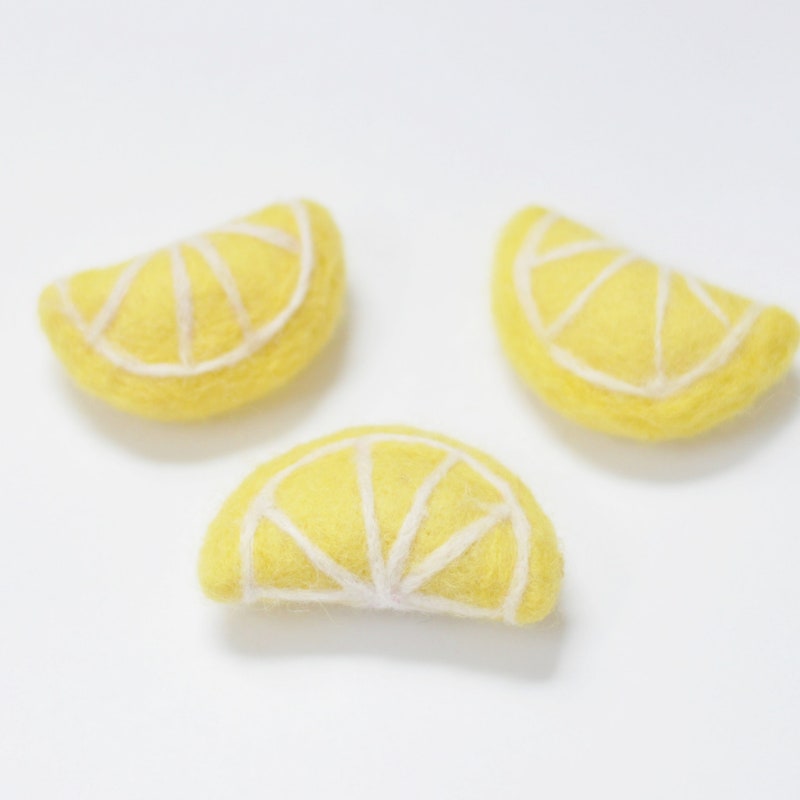 Felt Lemon - Etsy