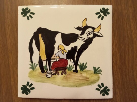 6x6 Talavera Tile Animal/rooster/fish/bell Pepper/dog/cow/rabbit ...
