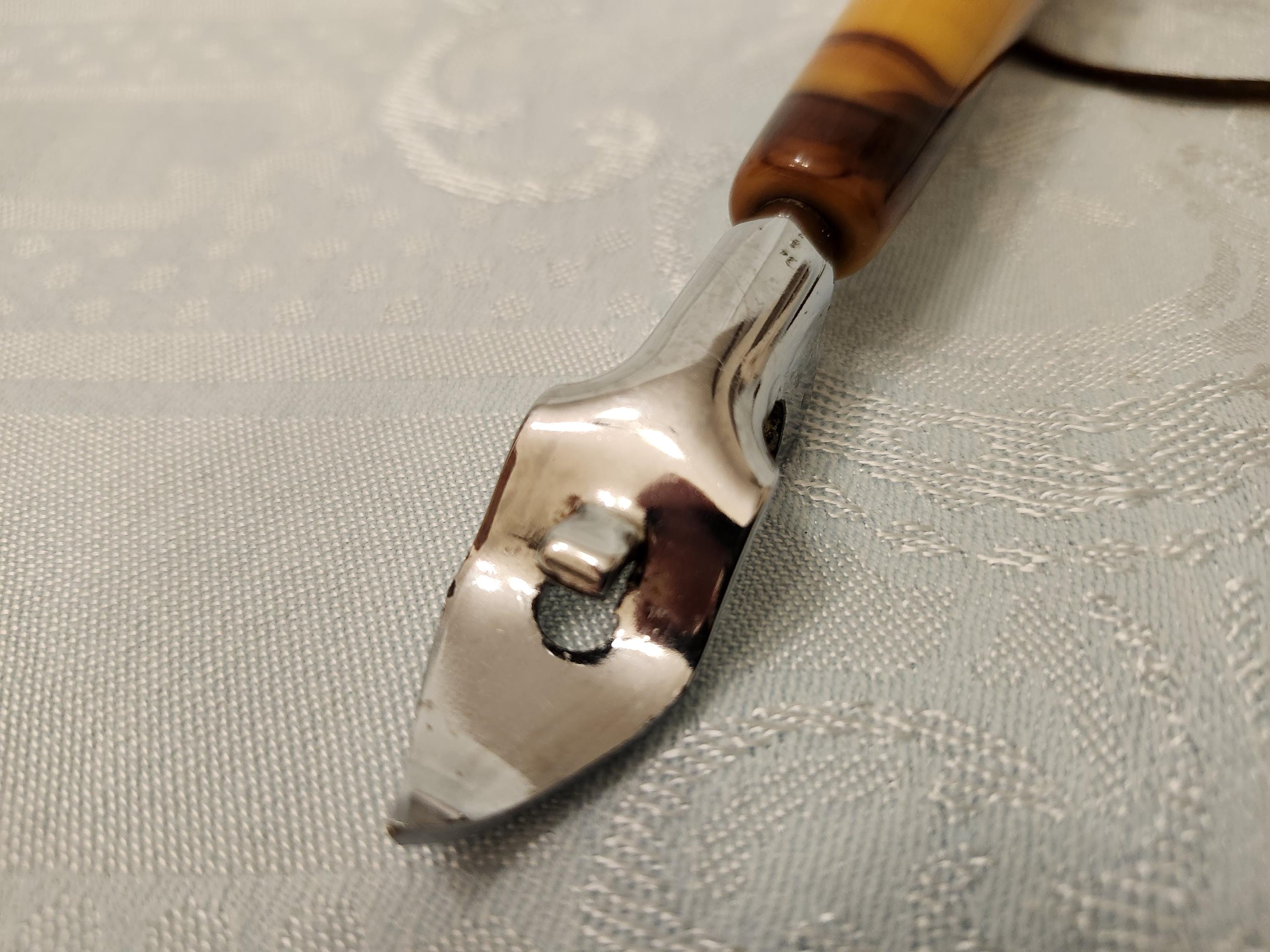 Mid-century Tiger Bakelite & Stainless Steel Can/bottle Opener With ...