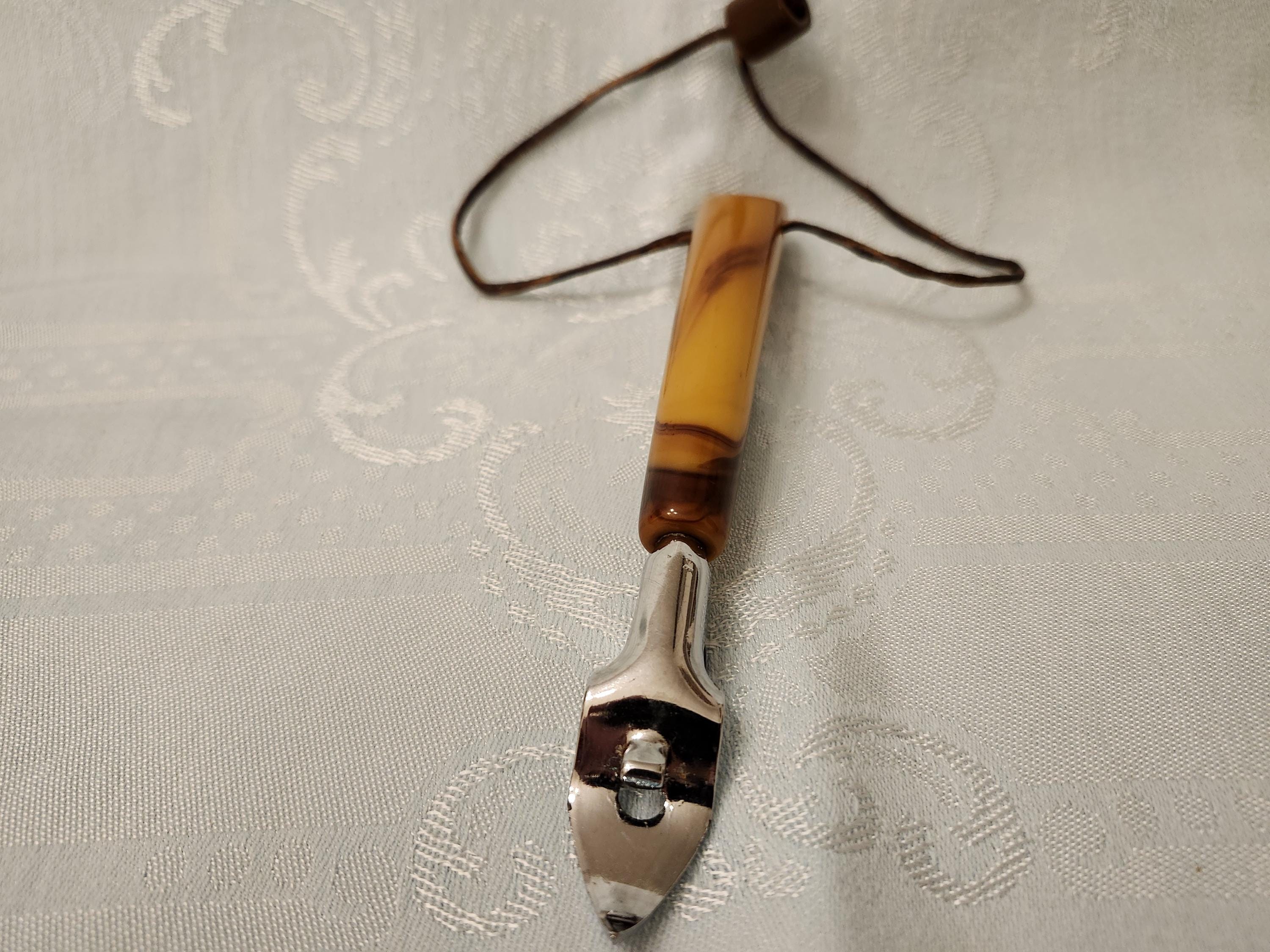 Mid-century Tiger Bakelite & Stainless Steel Can/bottle Opener With ...