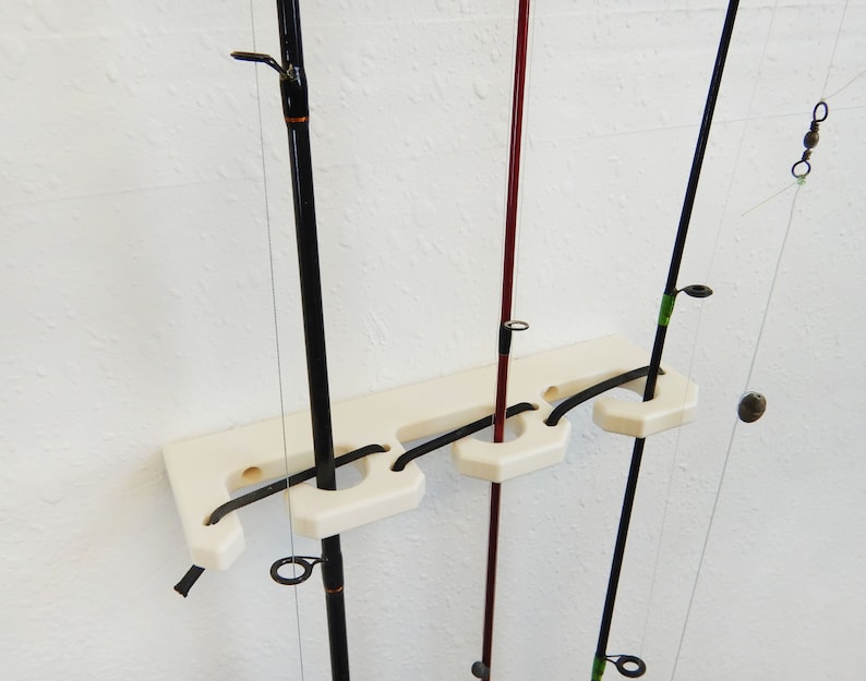 Vertical 3 Fly Fishing Rod Holder Vertical Console Boat Wall - Etsy