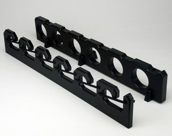 9 Fishing Rod Holder Vertical Console Boat Wall Rack Bungee - Etsy