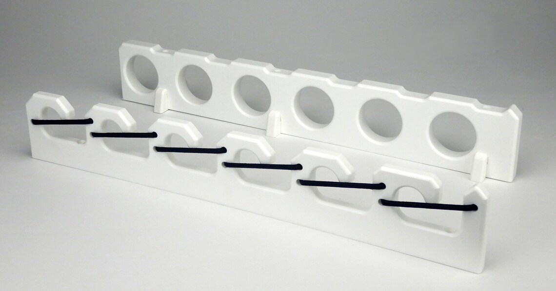 6 Fishing Rod Holder Vertical Console Boat Wall Rack Bungee - Etsy