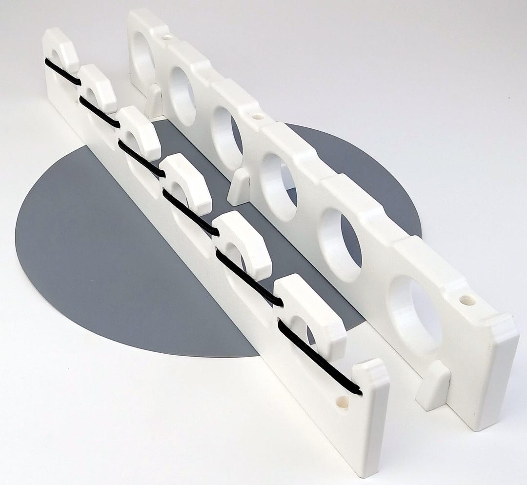 6 Fishing Rod Holder Vertical Console Boat Wall Rack Bungee - Etsy