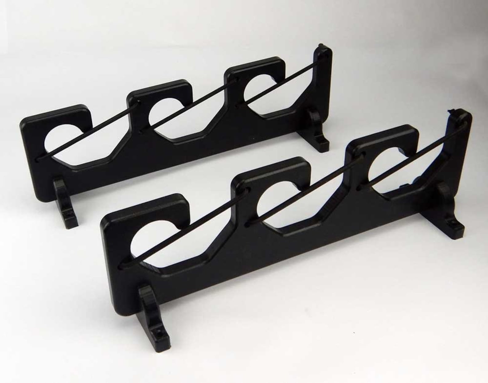 3 Fishing Rod Pole Reel Holder Gunwale Boat Mount Rack Bungee Secure - Etsy
