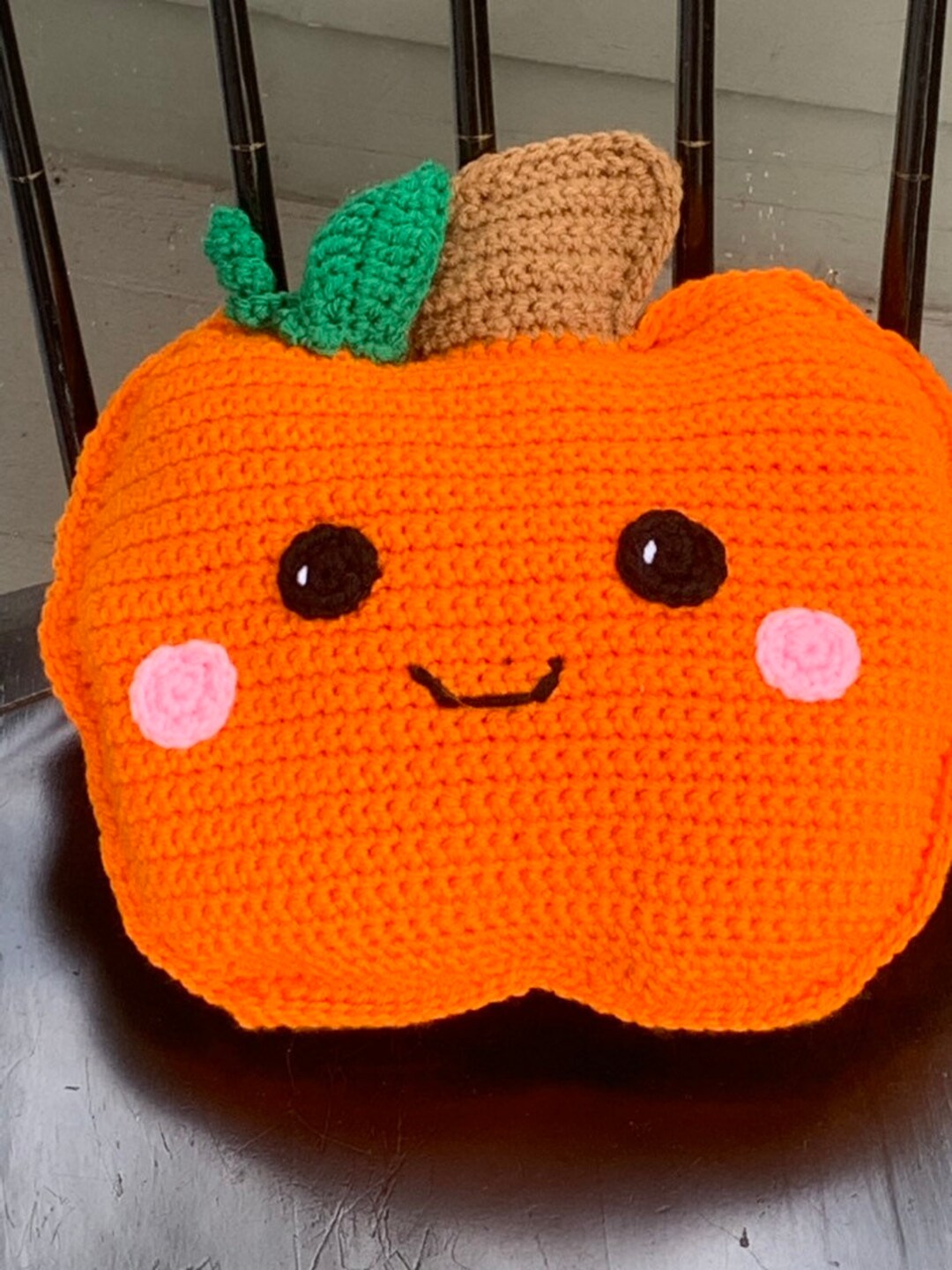 Crocheted Pumpkin Ragdoll, Halloween Stuffed Toy Amigurumi - Etsy