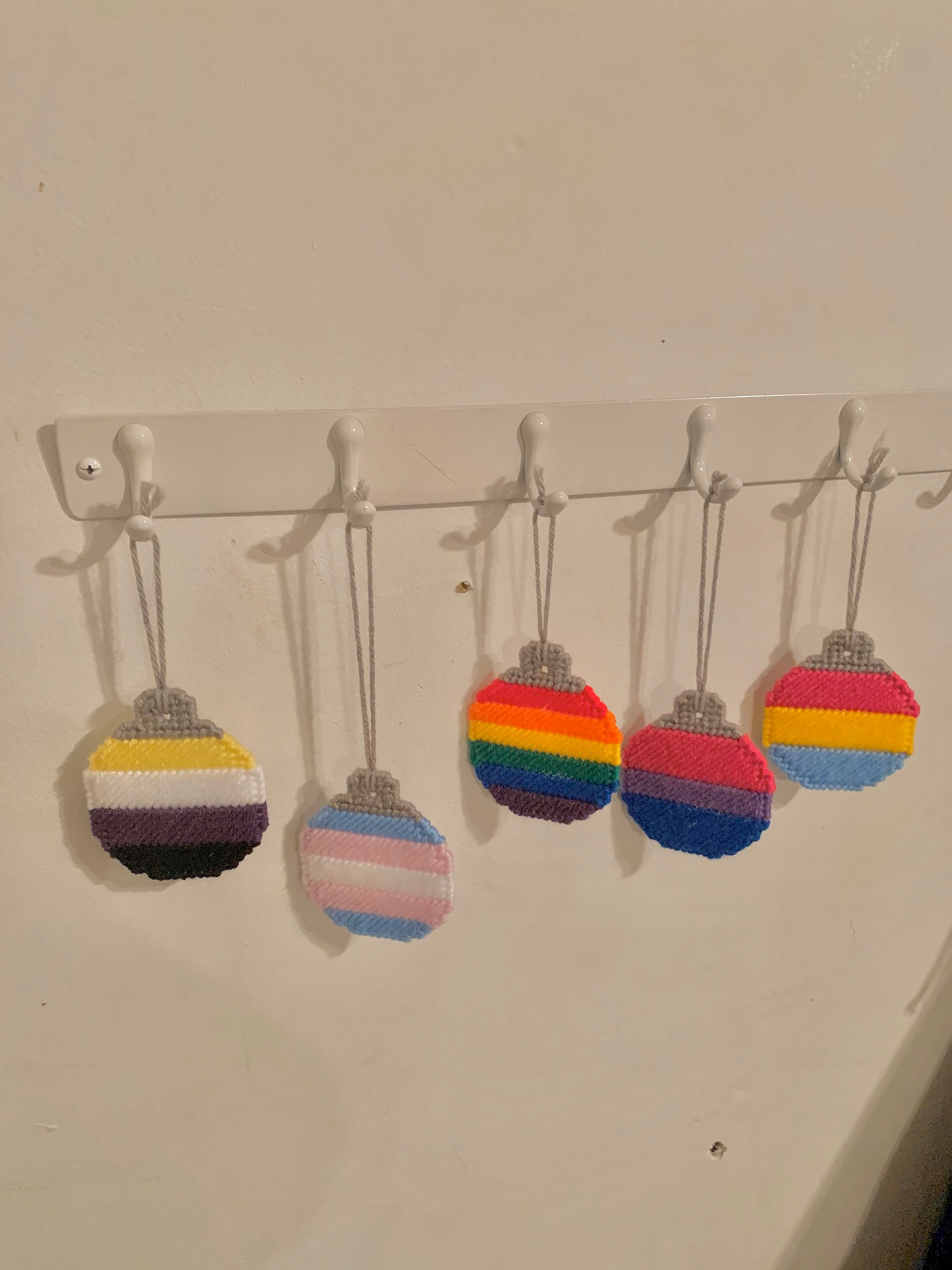 LGBT Pride Christmas Bauble Ornament Pride Flag Ornament | Etsy