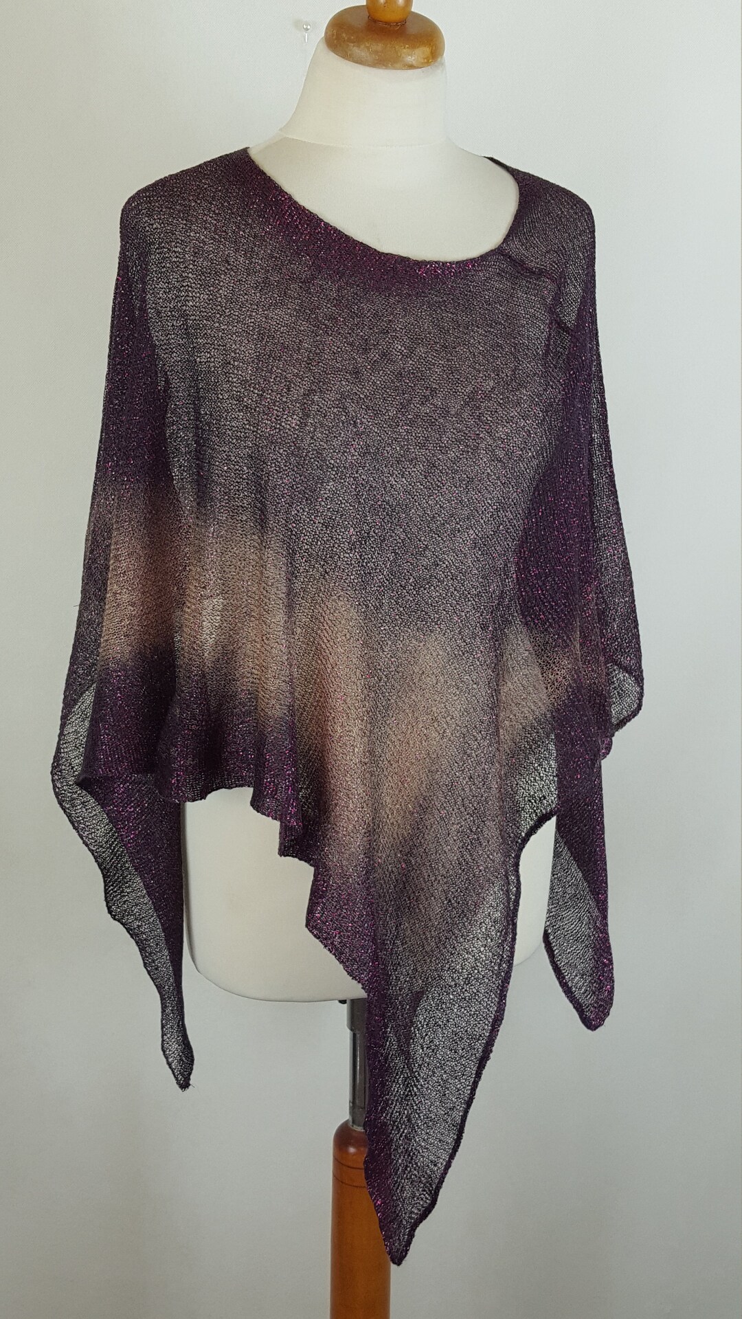 Linen Poncho, Formal Poncho. Linen Bedspread. Formal Cape. Bolero. A ...