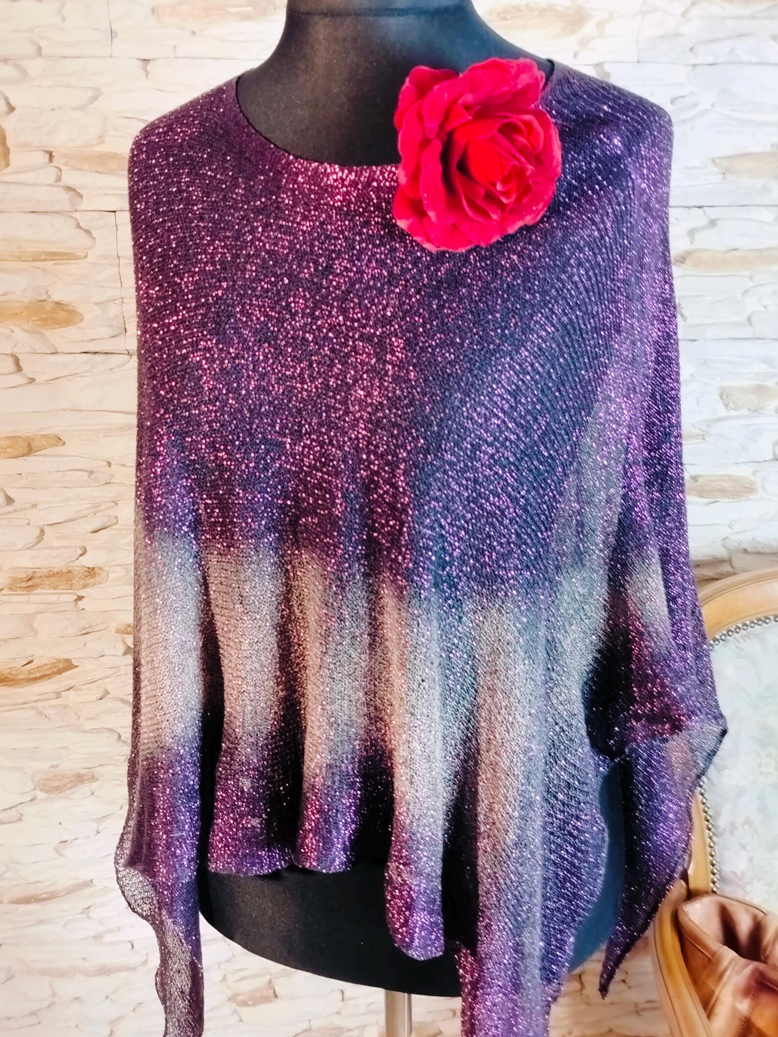 Linen Poncho, Formal Poncho. Linen Cape. Formal Cape. Bolero. Cap With ...