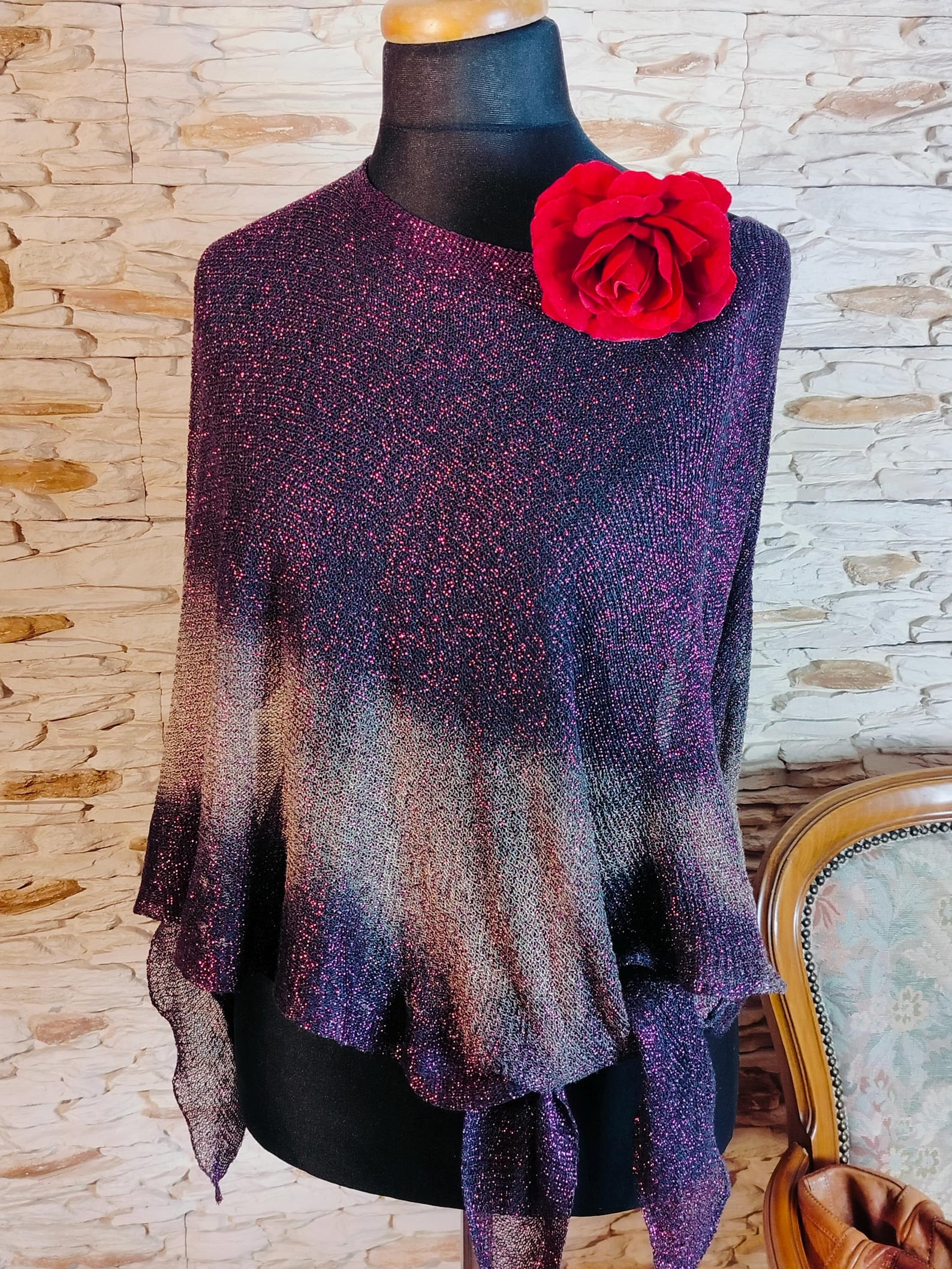 Linen Poncho, Formal Poncho. Linen Cape. Formal Cape. Bolero. Cap With ...