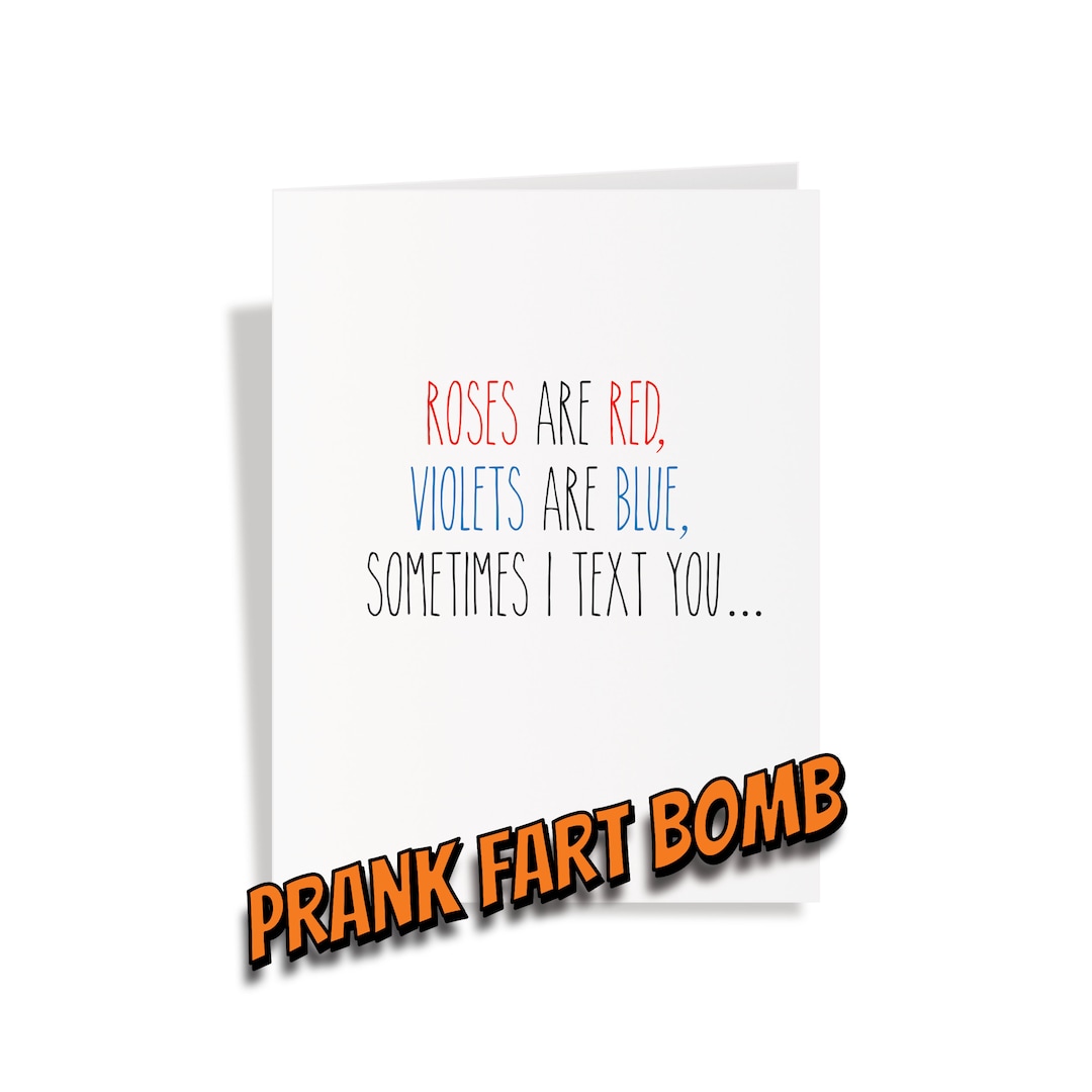 Stinky Fart Bomb Card Funny Everyday Card for Husband - Etsy