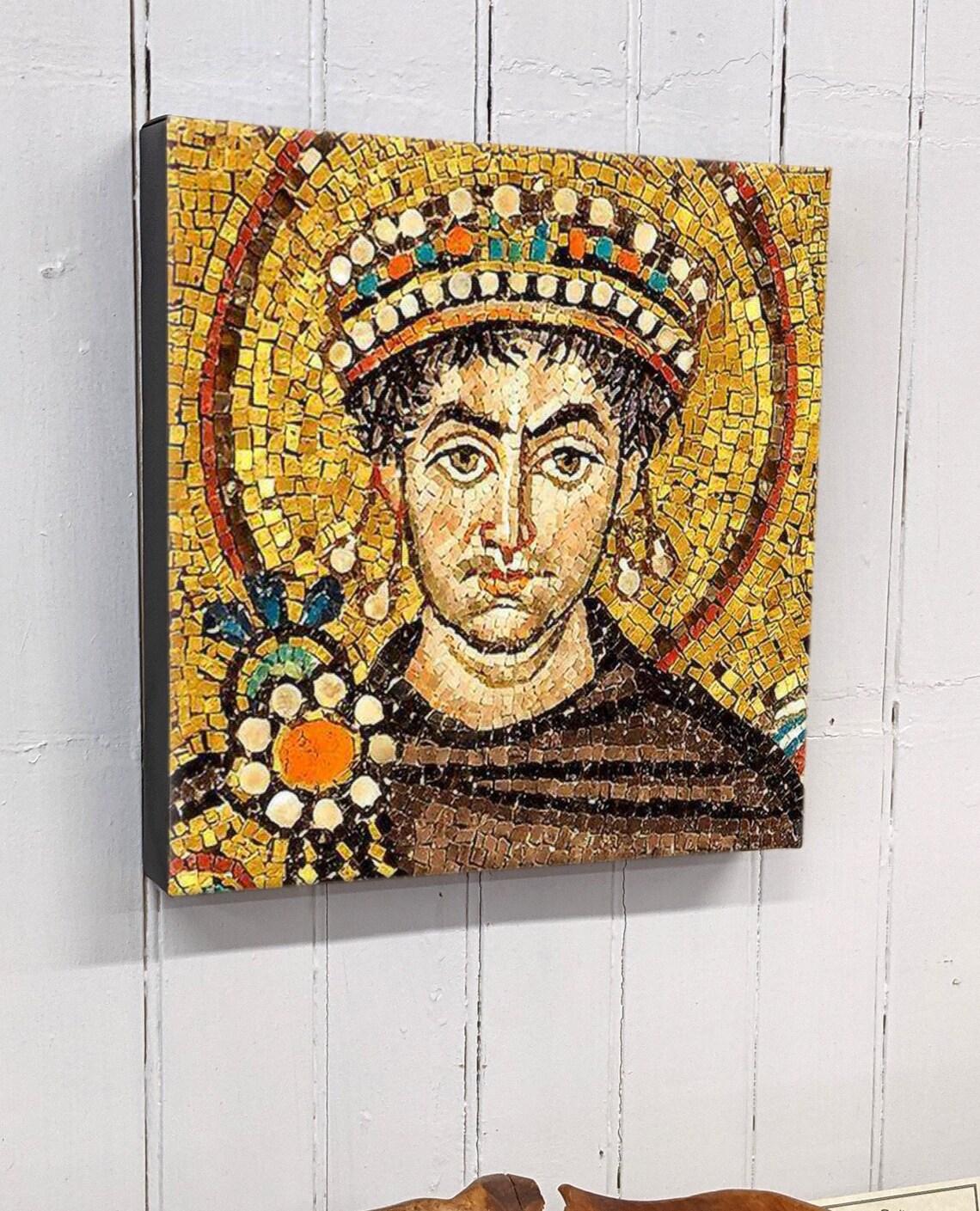 The Emperor Justinian I - Eastern Roman / Byzantine Emperor - 12x12 ...