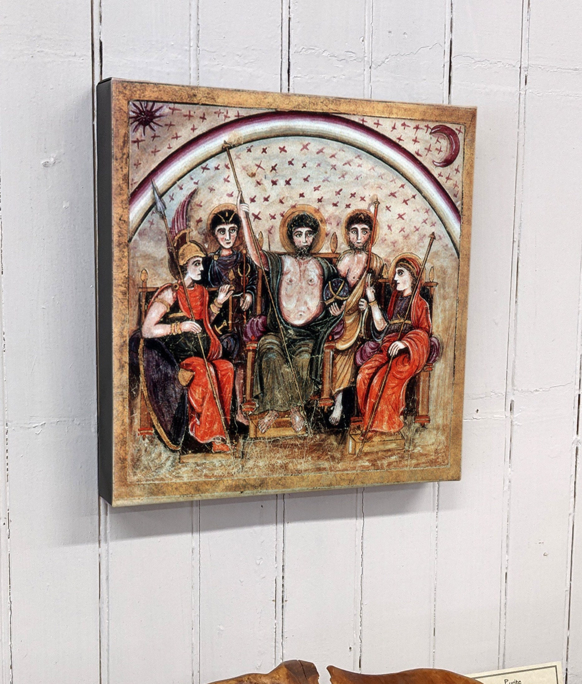 The Roman Gods - Byzantine Era Illustration - 12x12" Canvas Wall Art - Etsy