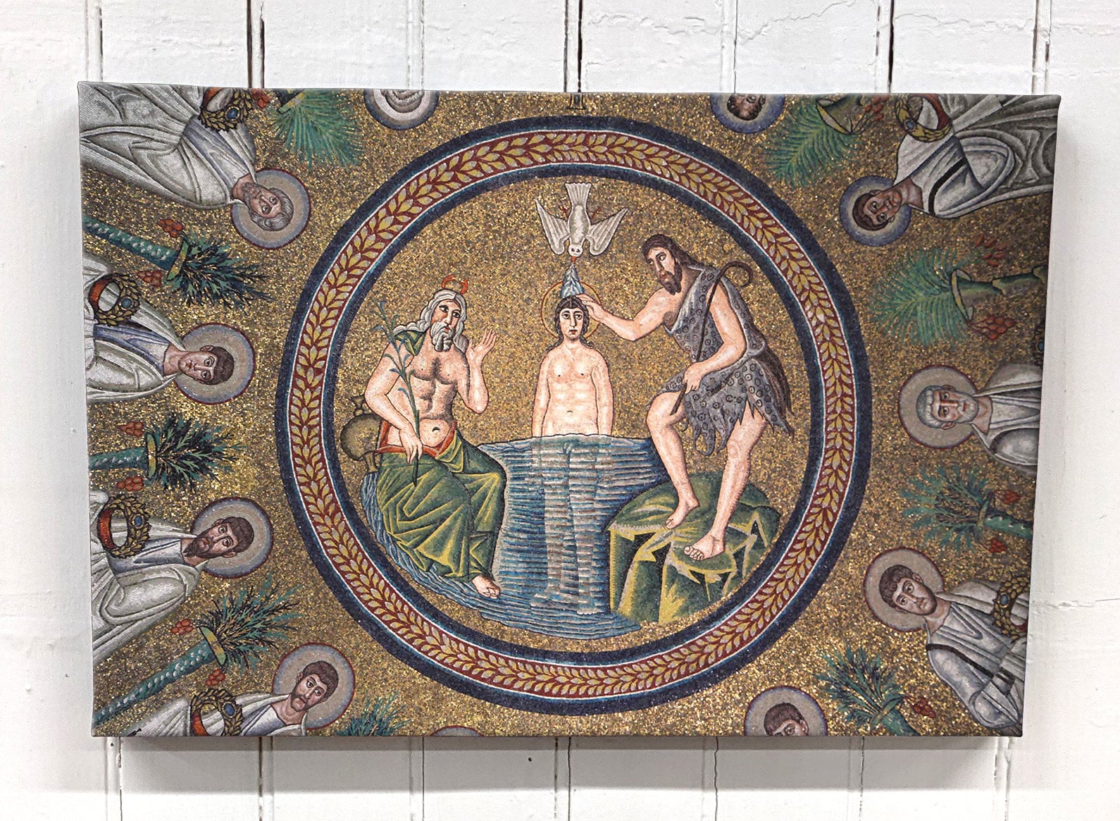Baptism of Christ Scene From Ancient Byzantine Ravenna - Etsy