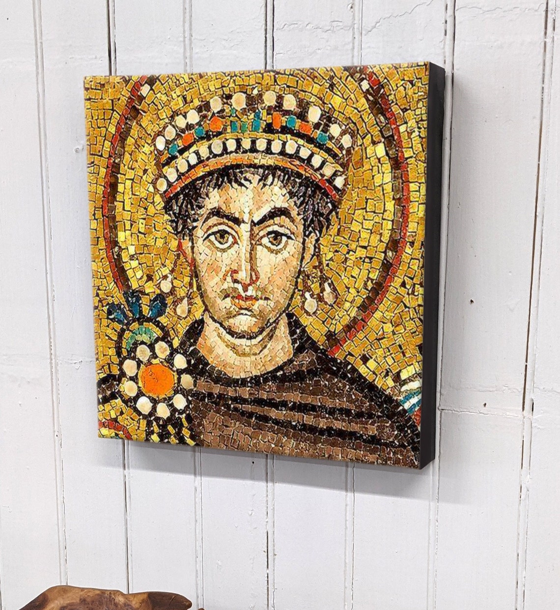 The Emperor Justinian I - Eastern Roman / Byzantine Emperor - 12x12 ...