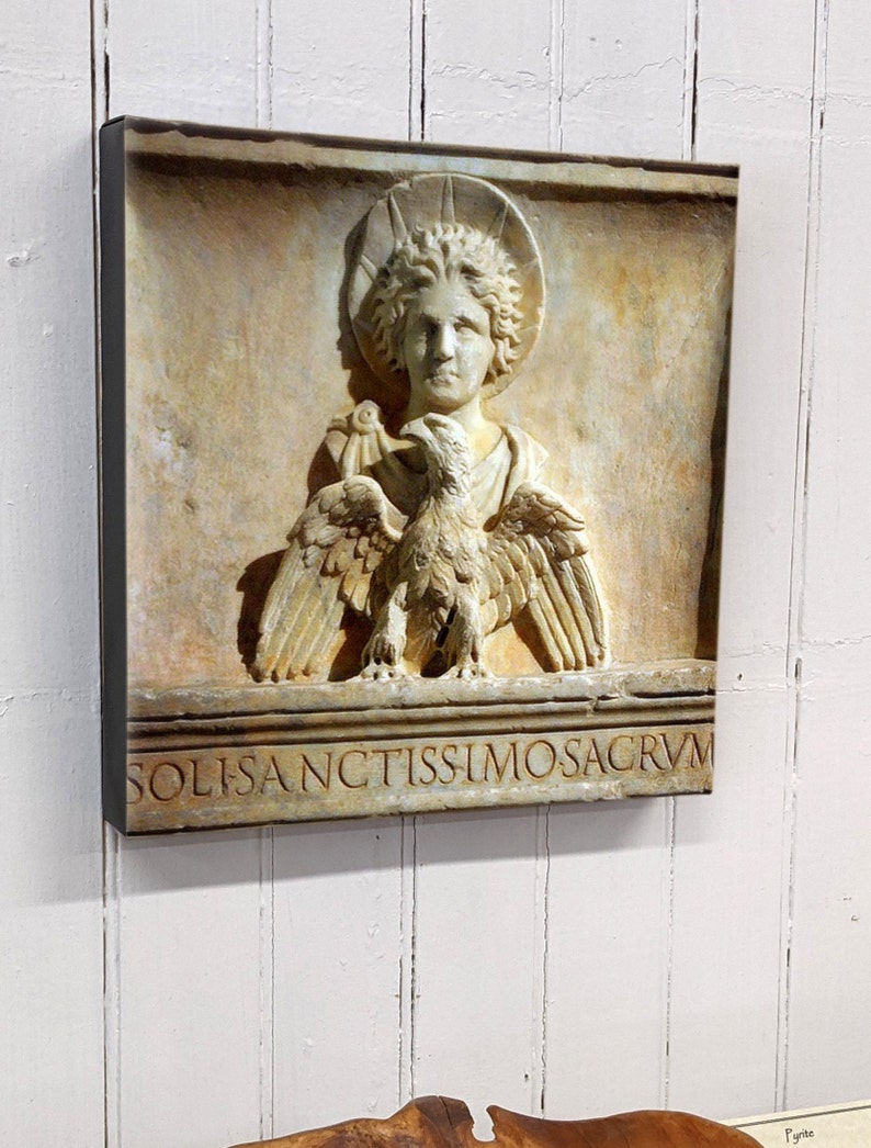 Sol Invictus From an Ancient Roman Altar 12x12 | Etsy