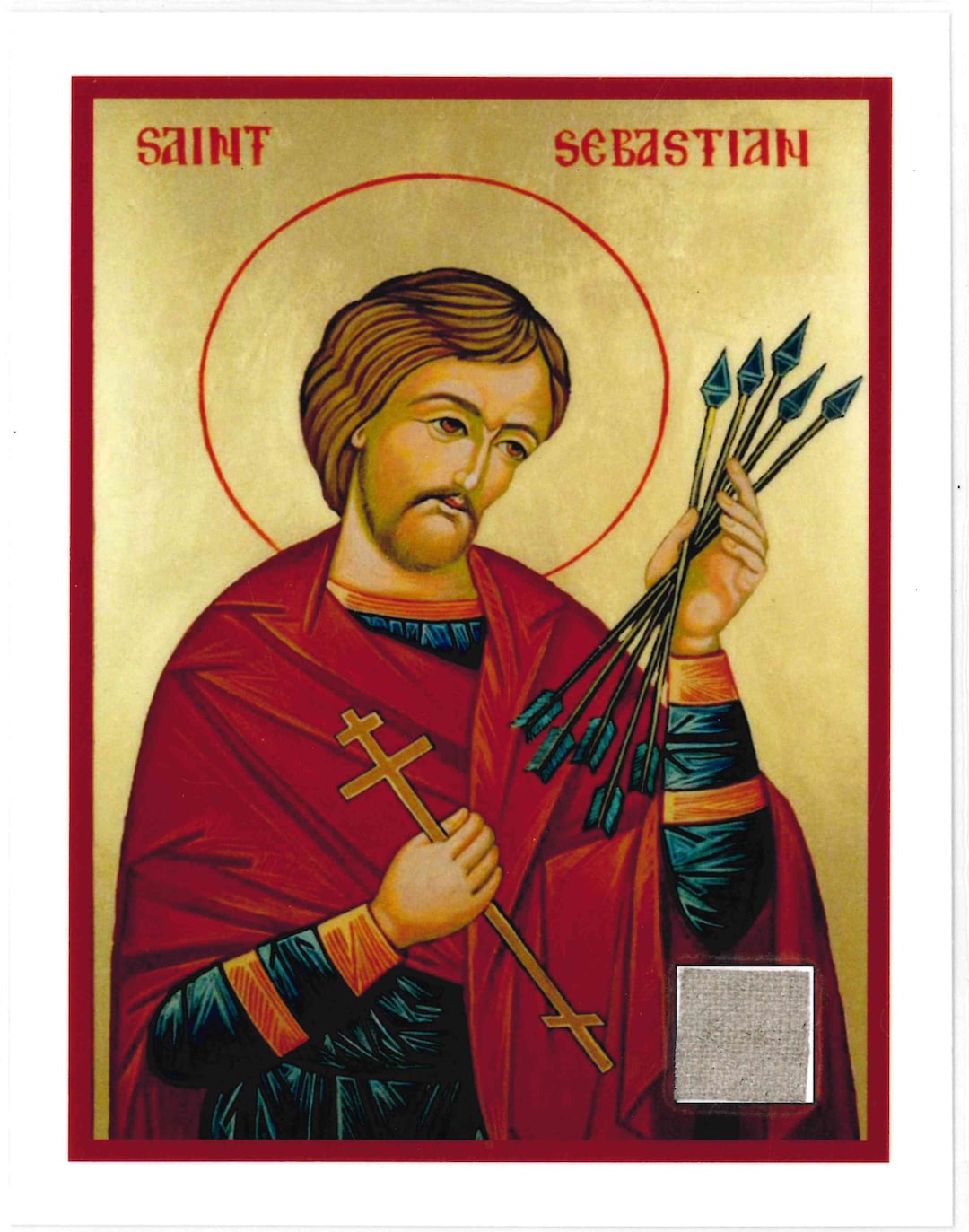 Tertio Ordo Relic of Saint Sebastian - Patron of Athletes, Soldiers ...