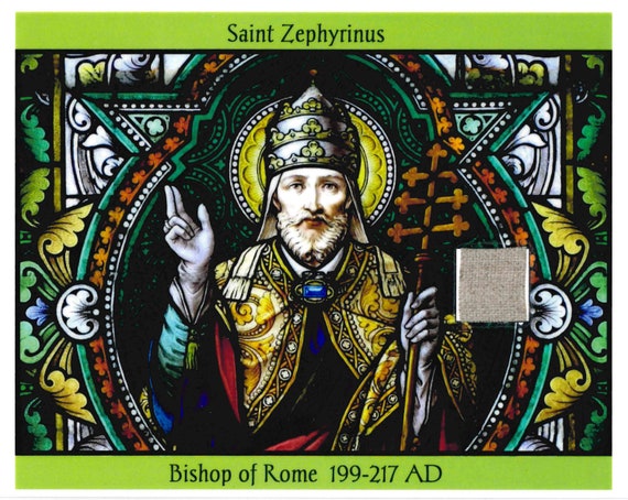 Saint Zephyrinus Tertio Ordo Relic Saint of Enduring Times | Etsy