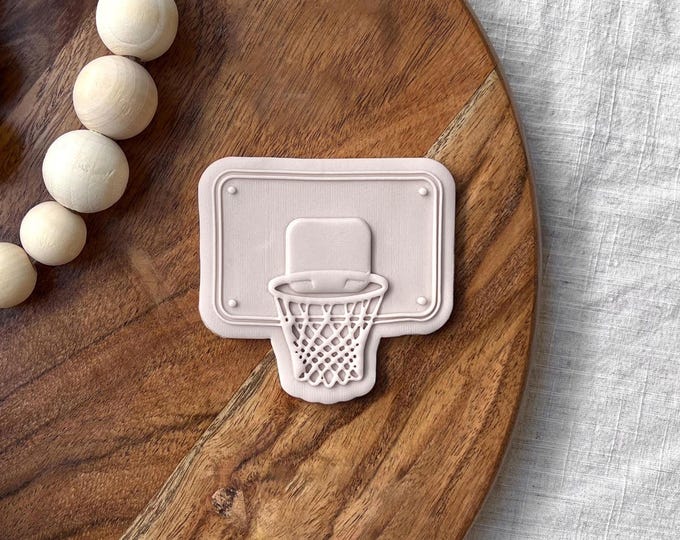 Basketball Cookie Cutter. Basketball Hoop Cookie Cutter. Sports Cookie ...