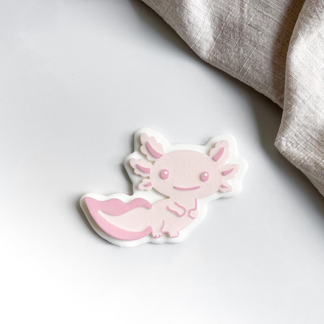 Axolotl Cookie Cutter & Stamp | Ocean Themed Cookie Cutter - Etsy