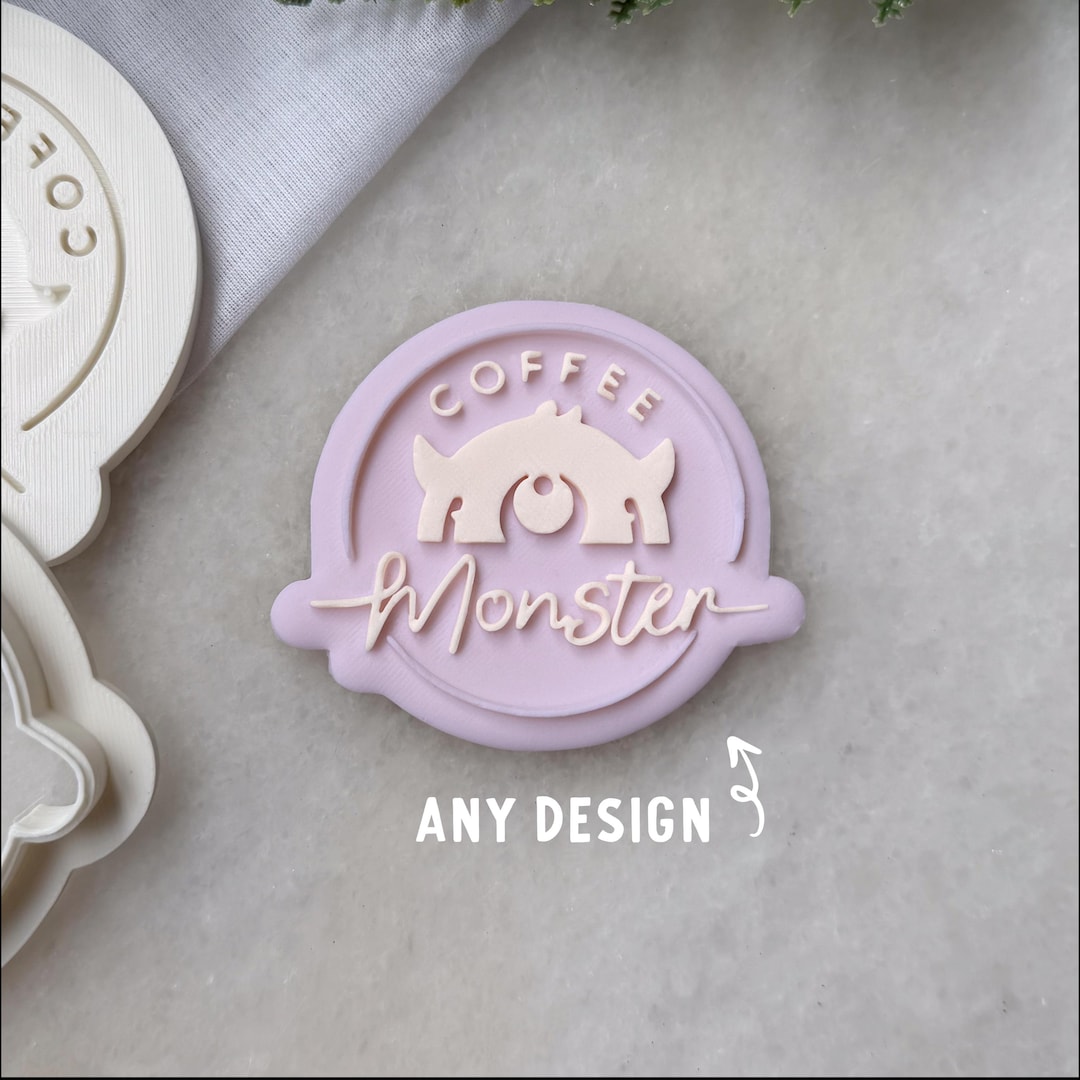 Custom Logo Cookie Cutter & Fondant Stamp • Personalised Business Logo ...