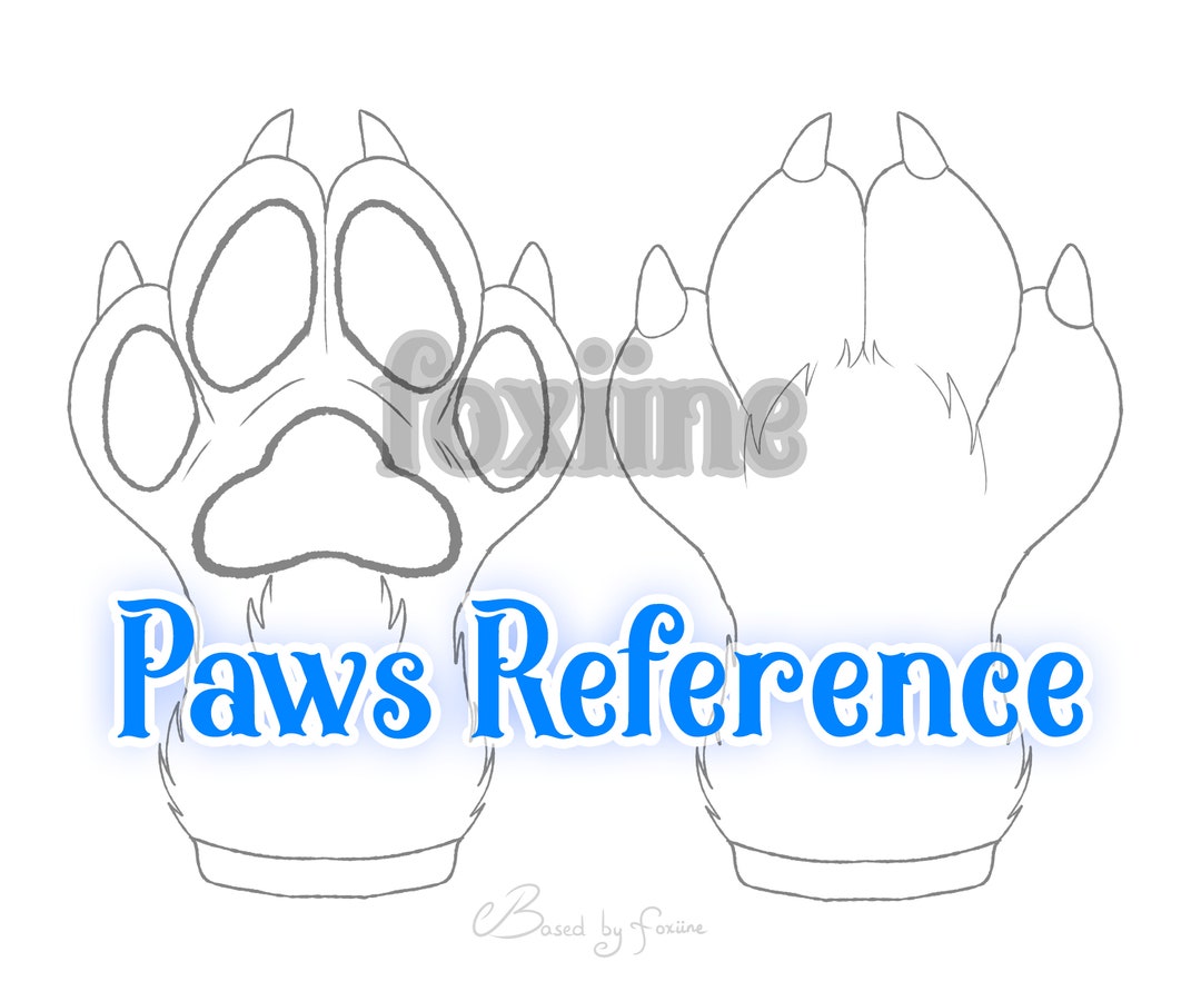Furry Paws Reference - Etsy