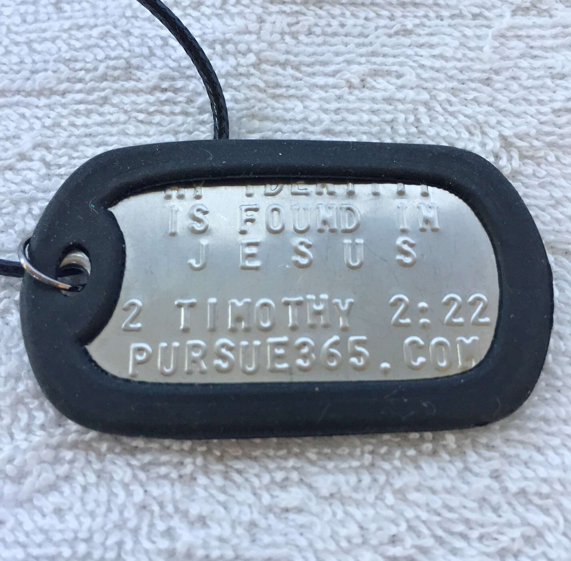 Christian Scripture Dog Tags My Identity is Found in Jesus | Etsy