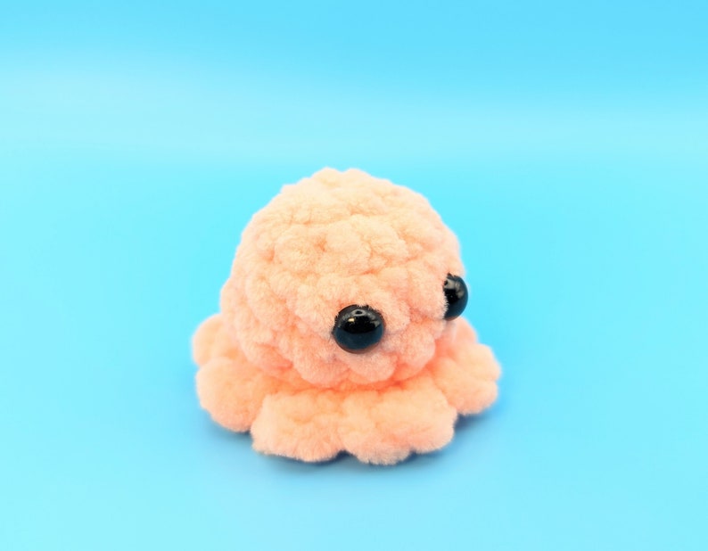 Small Octopus Crochet Pattern Amigurumi Toy Sea Animal Instant Digital ...