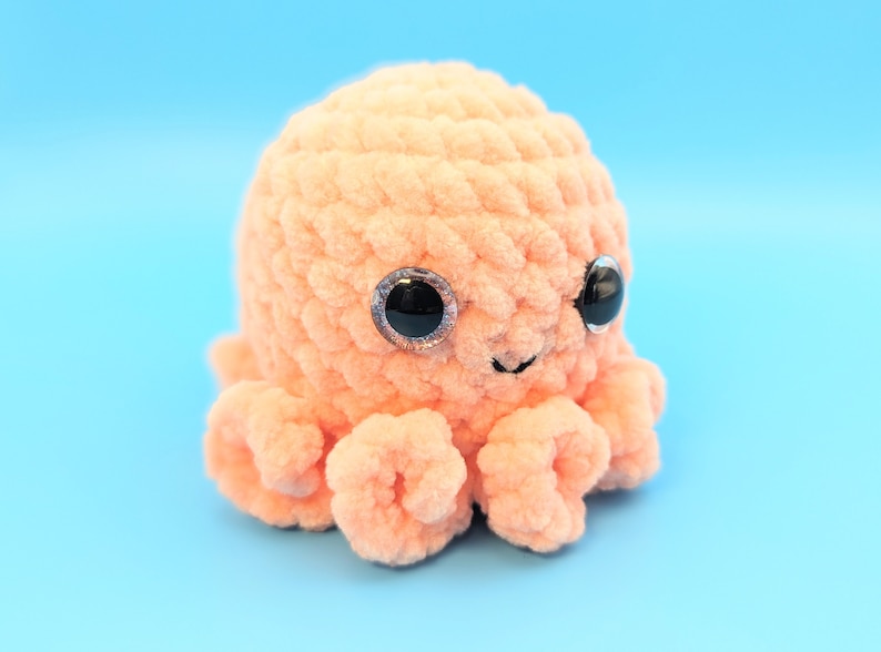 Medium Octopus Crochet Pattern Amigurumi Toy Sea Animal Instant Digital ...