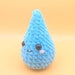 Raindrop Water Drop Crochet Pattern Amigurumi Instant Digital Download ...