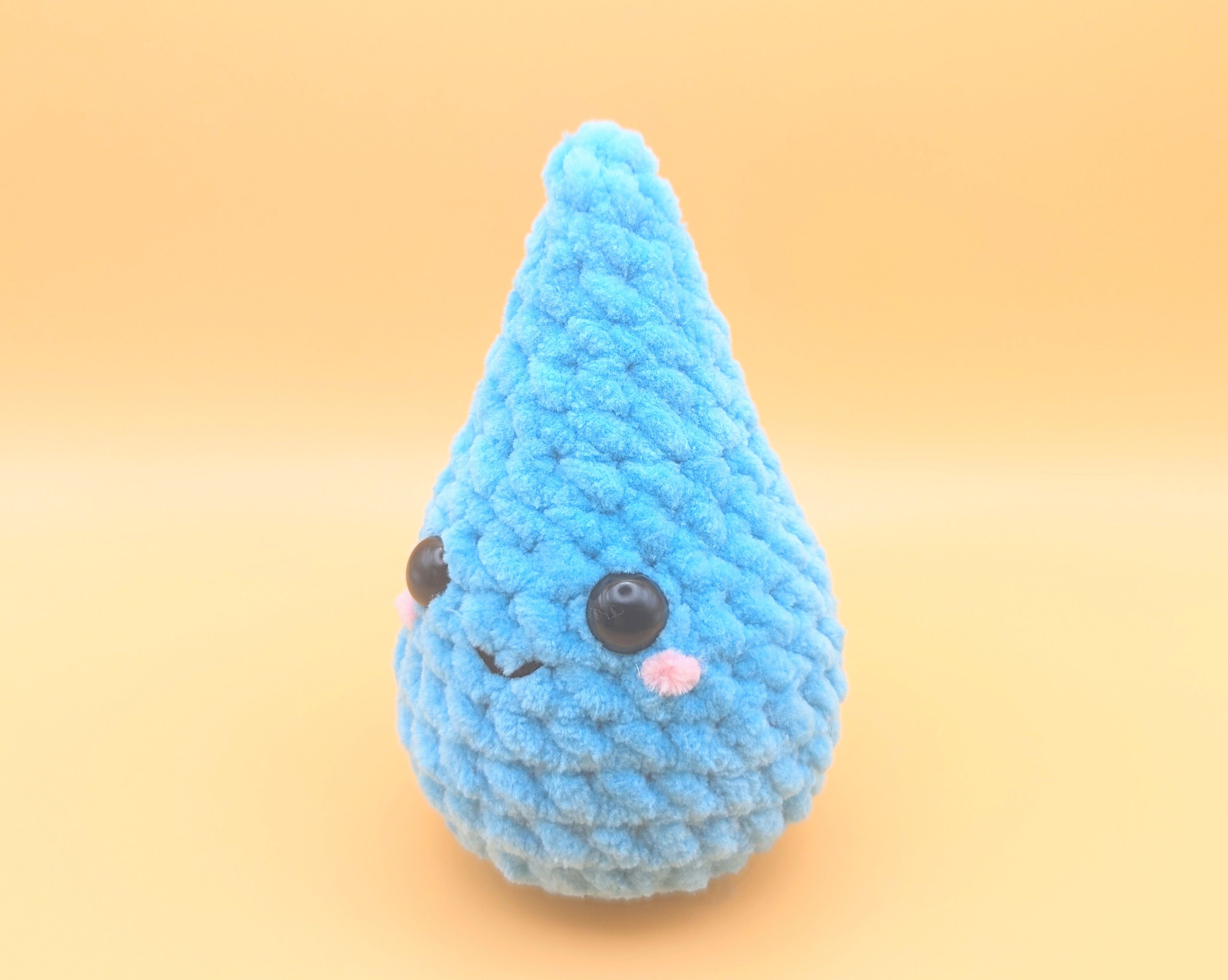 Raindrop Water Drop Crochet Pattern Amigurumi Instant Digital Download ...