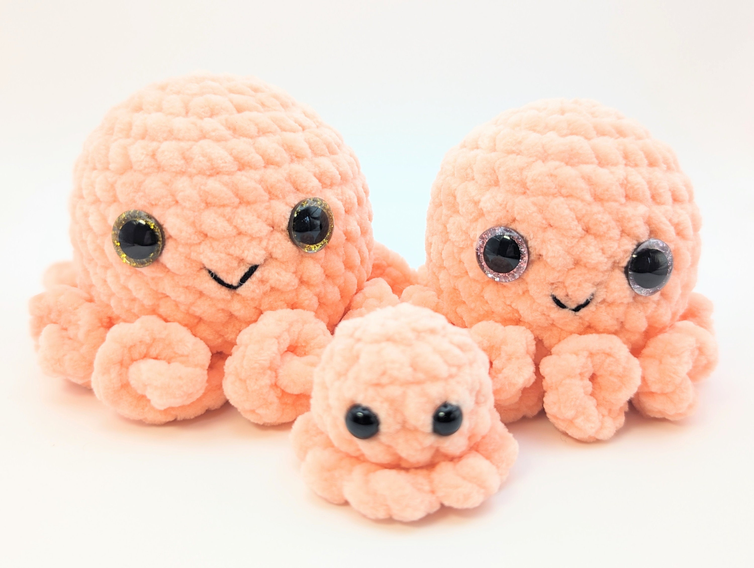 Medium Octopus Crochet Pattern Amigurumi Toy Sea Animal Instant Digital ...