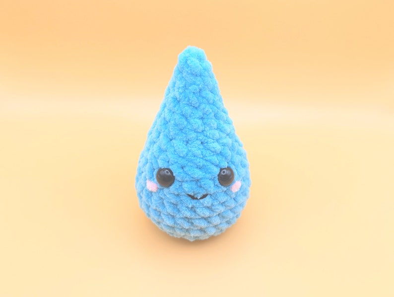 Raindrop Water Drop Crochet Pattern Amigurumi Instant Digital Download ...