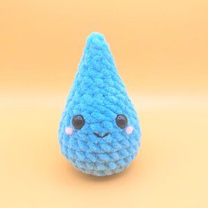 Raindrop Water Drop Crochet Pattern Amigurumi Instant Digital Download ...