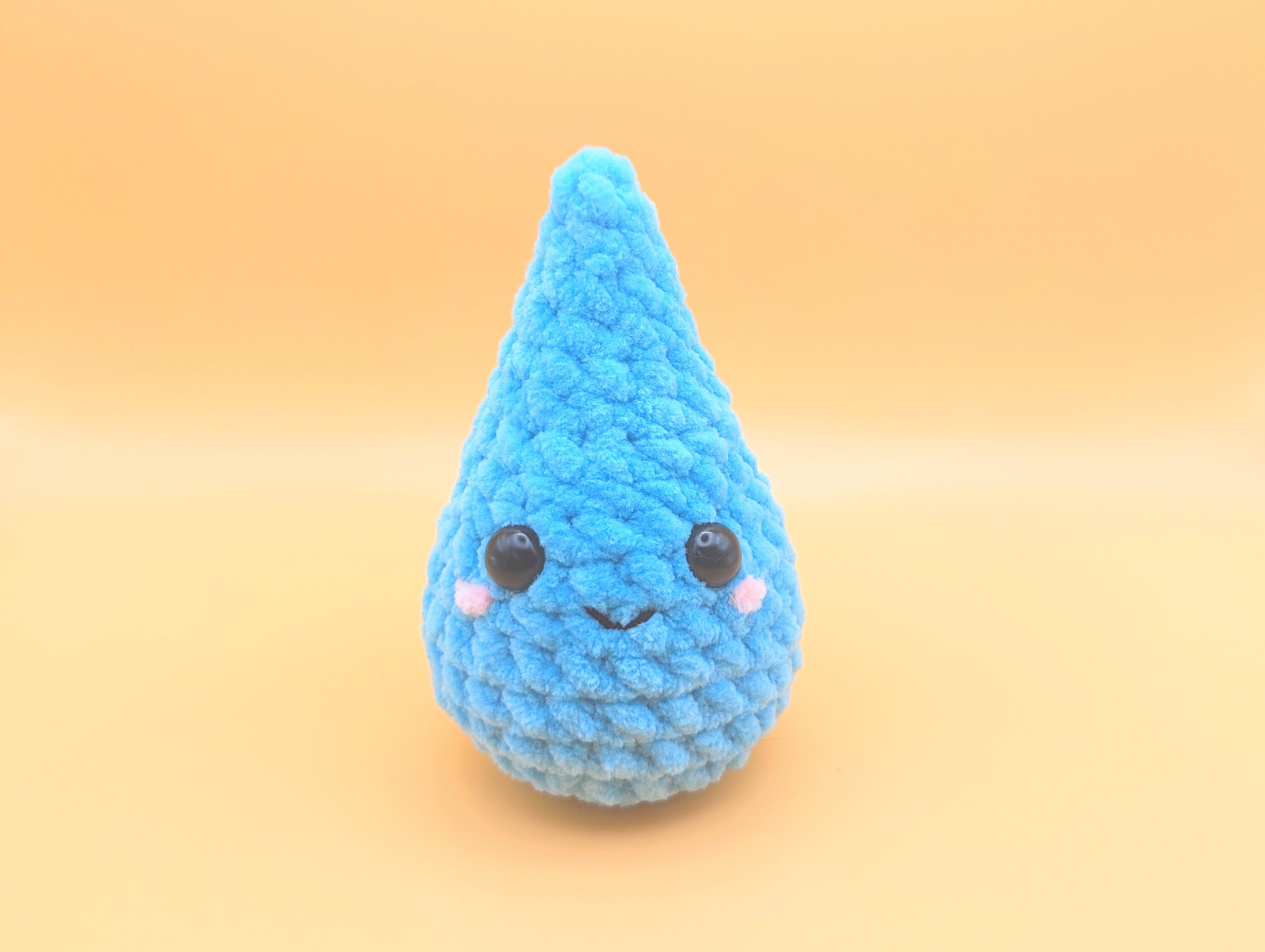 Raindrop Water Drop Crochet Pattern Amigurumi Instant Digital Download ...