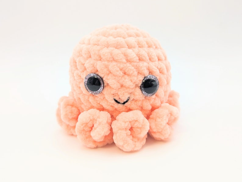Medium Octopus Crochet Pattern Amigurumi Toy Sea Animal Instant Digital ...
