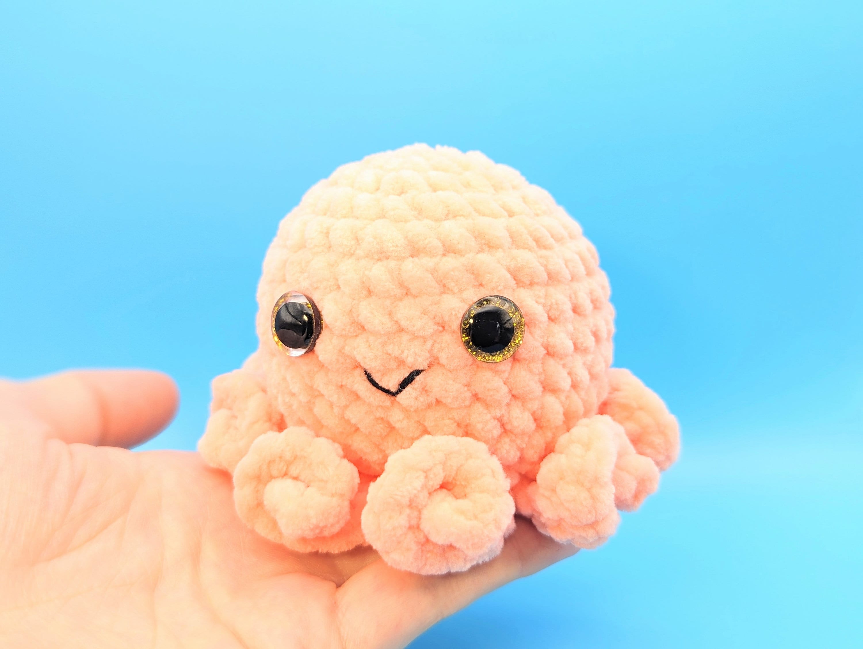 Large Octopus Crochet Pattern Amigurumi Toy Sea Animal Instant Digital ...