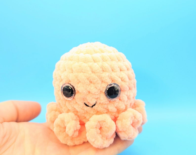 Medium Octopus Crochet Pattern Amigurumi Toy Sea Animal Instant Digital ...