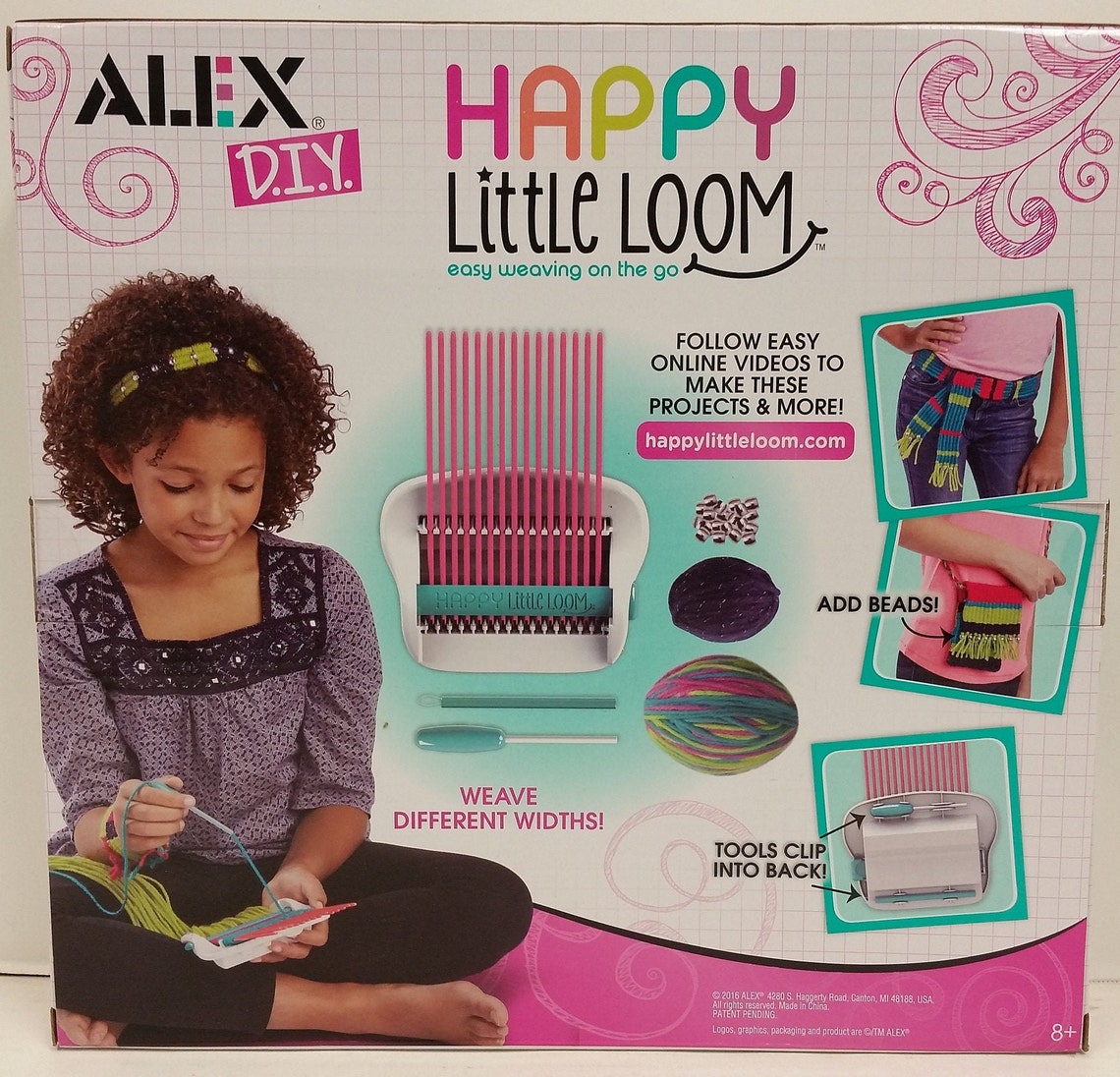 Alex DIY Happy Little Loom Kit Handheld Weaving Loom Kit - Etsy