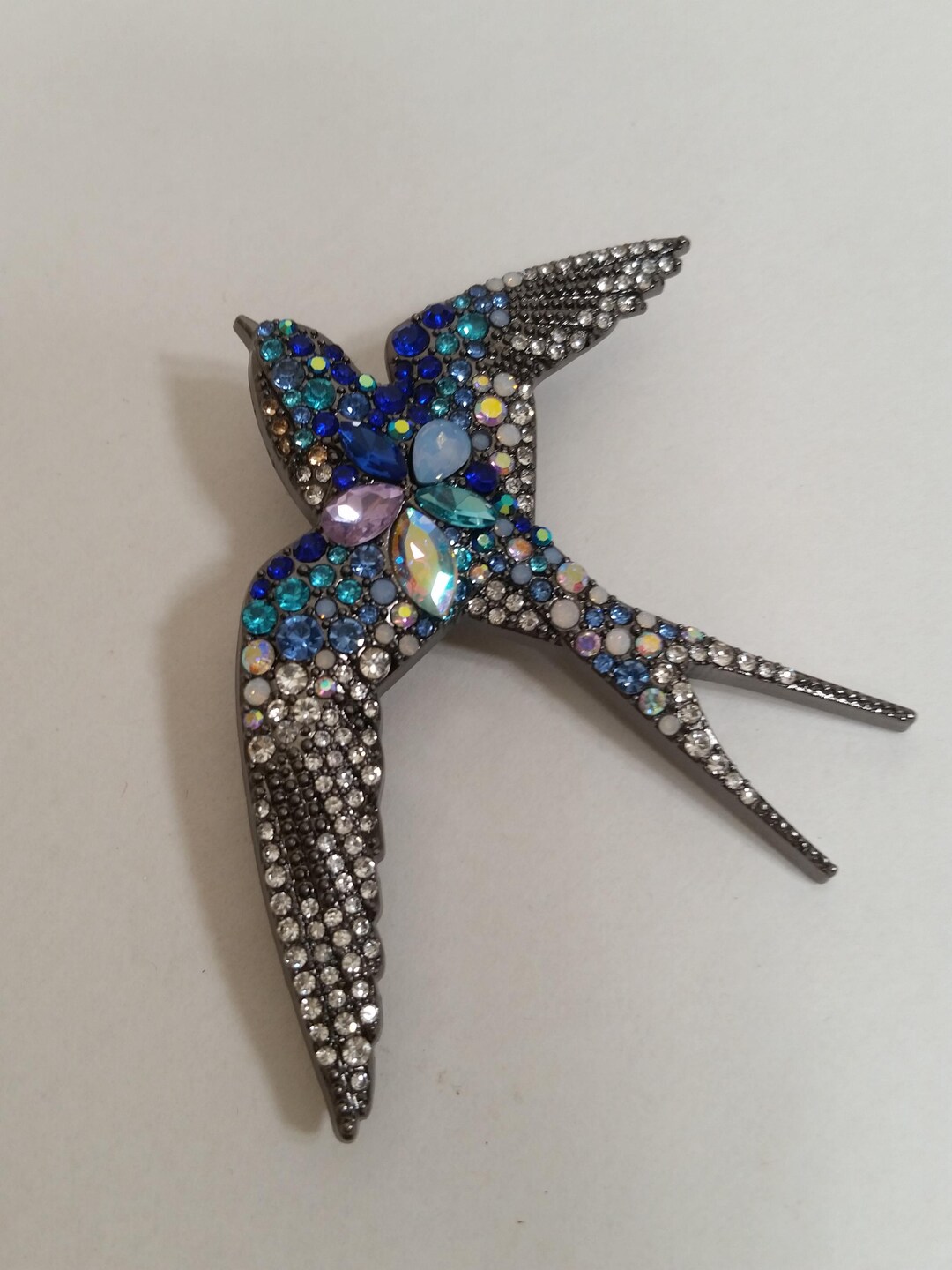 Scissor-tailed Flycatcher Brooch/pin for Hats, Jackets, Scarves, Tote ...