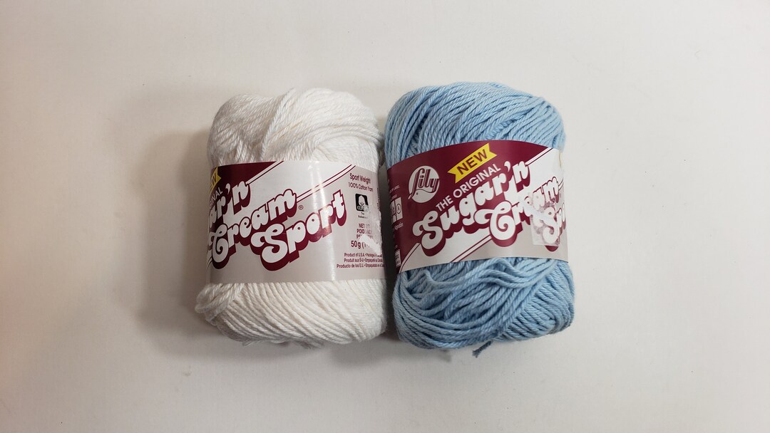 1 Skein (2 Skeins Available in Sky Blue) NEW Lily the Original Sugar N ...