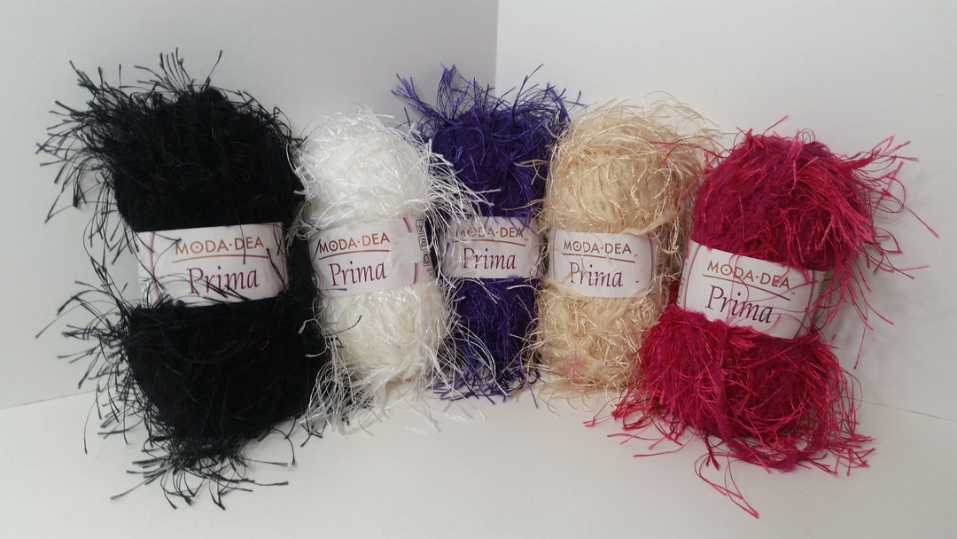 1 Skein (24 Skeins Available in 3 Colors) Moda Dea Prima Yarn, 1.76oz ...