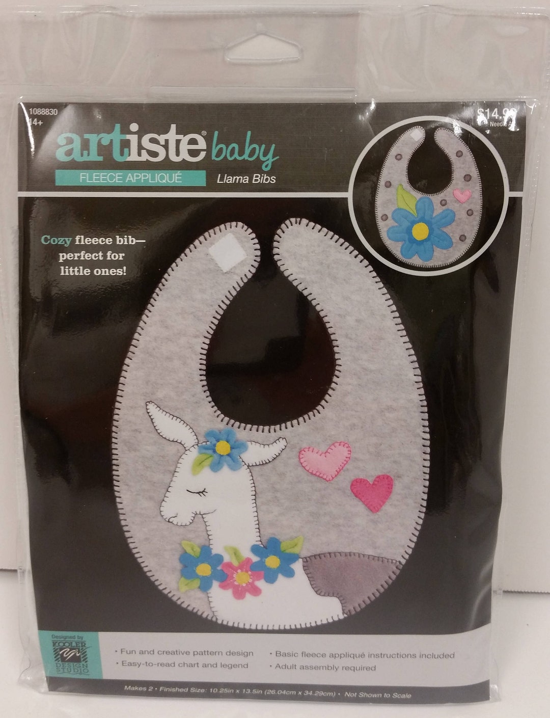 Artiste Fleece Applique' Baby Bibs Kit "llama Bibs" #1088830 - Etsy